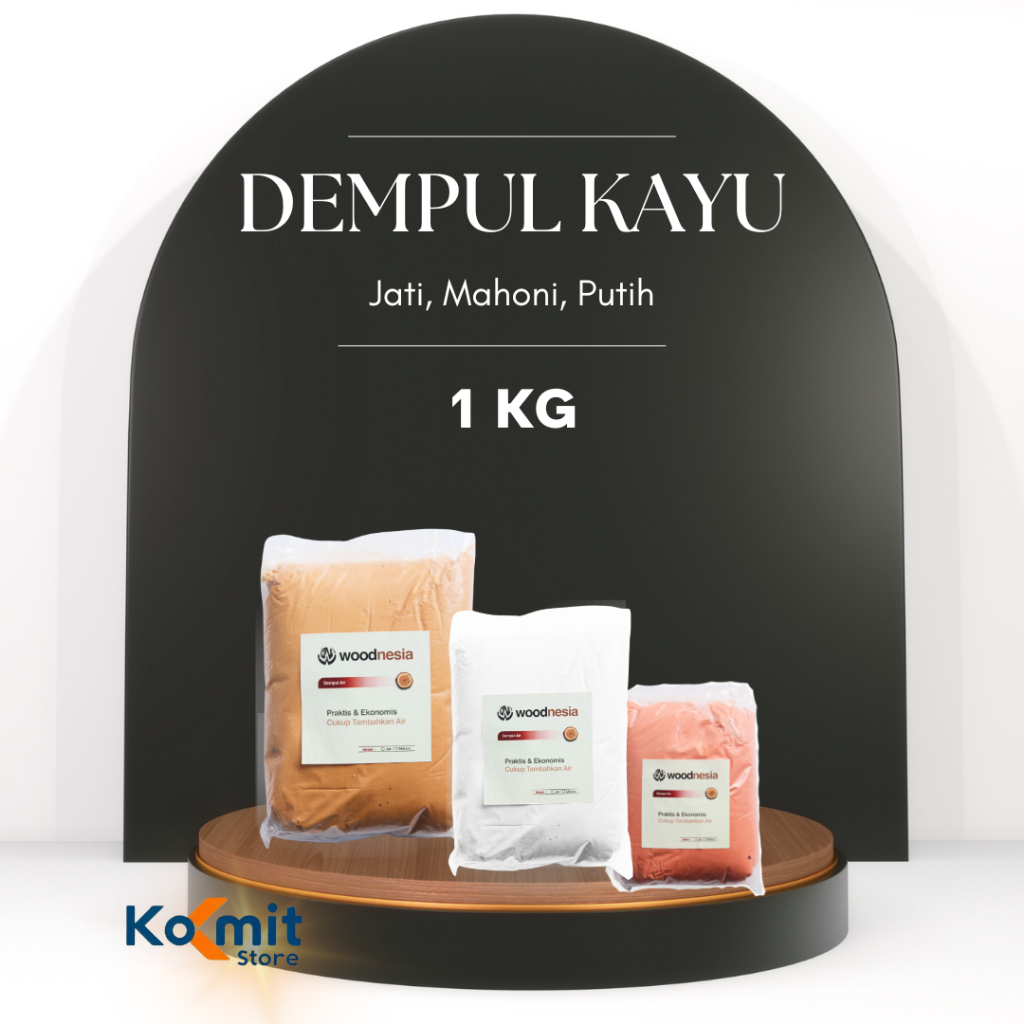 Jual Dempul Kayu Siap Pakai 1KG Jati Mahoni Putih Murah Cepat Kering ...