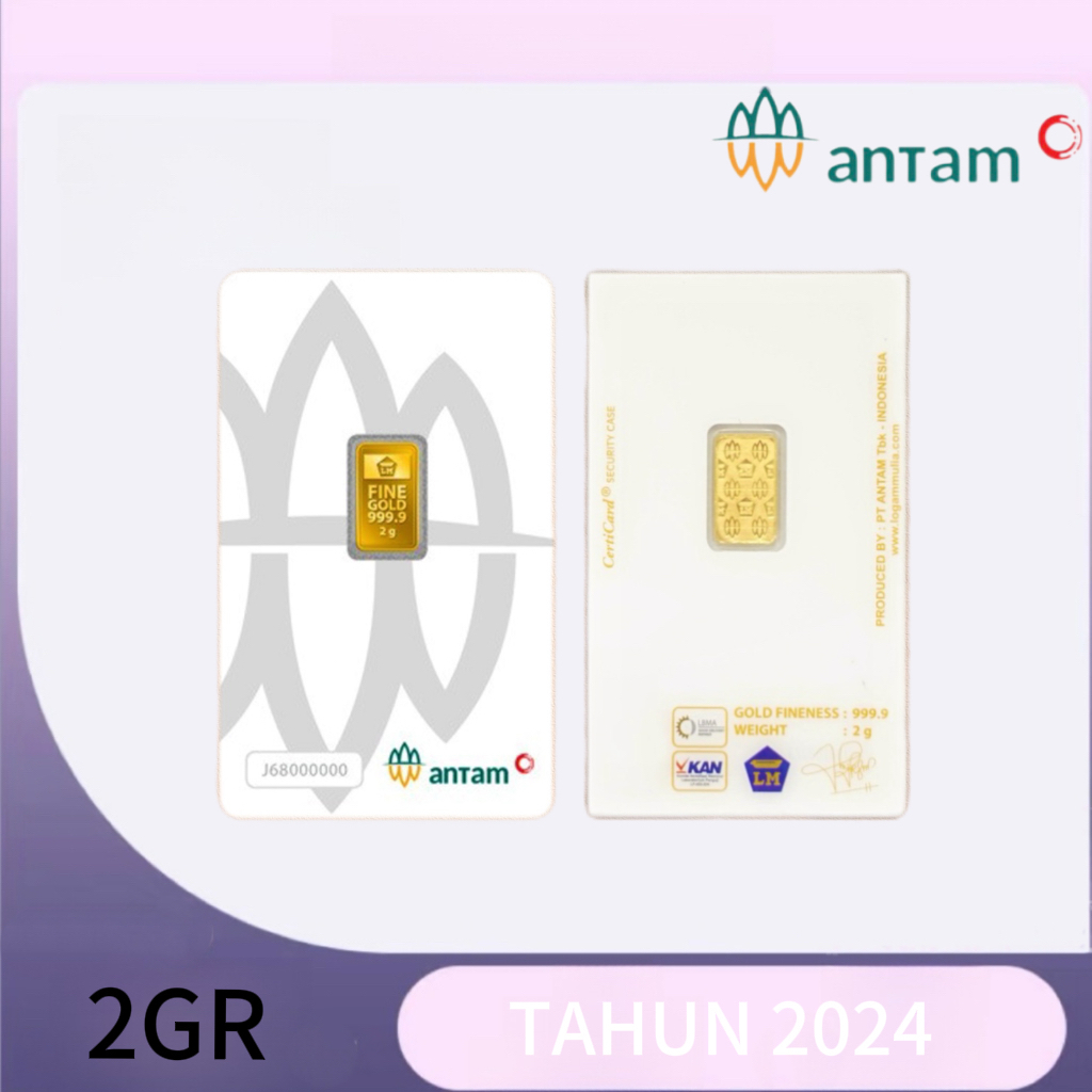 Jual Micro Gold 2 Gram Premium Logam Mulia（LM）Emas Antam 2 gr Regular ...