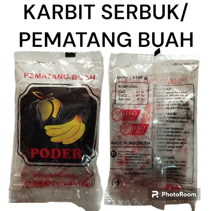 Jual Karbit Buah, Pematang Buah Pisang Pepaya Durian, dll. 100gr ...