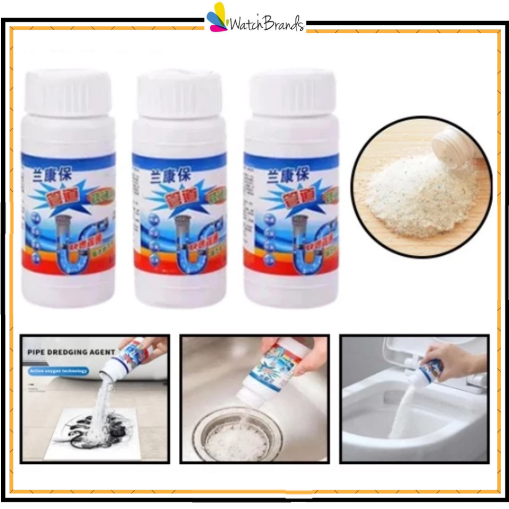 Jual WBS Serbuk Bubuk Anti Sumbat Pipa Pembersih Saluran Air Toilet ...