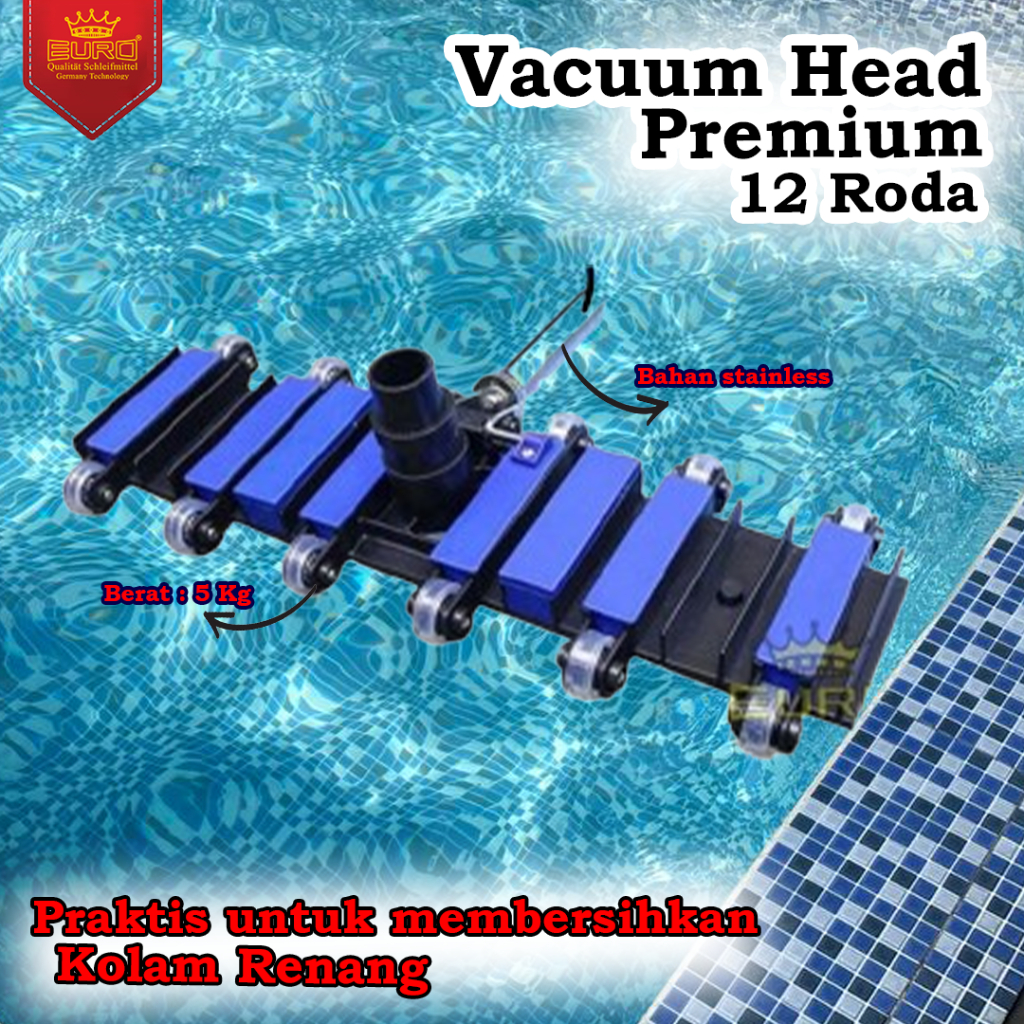 Jual Vacuum Head 12 Roda Fleksibel - Kepala Vacuum Kolam Renang Hitam ...