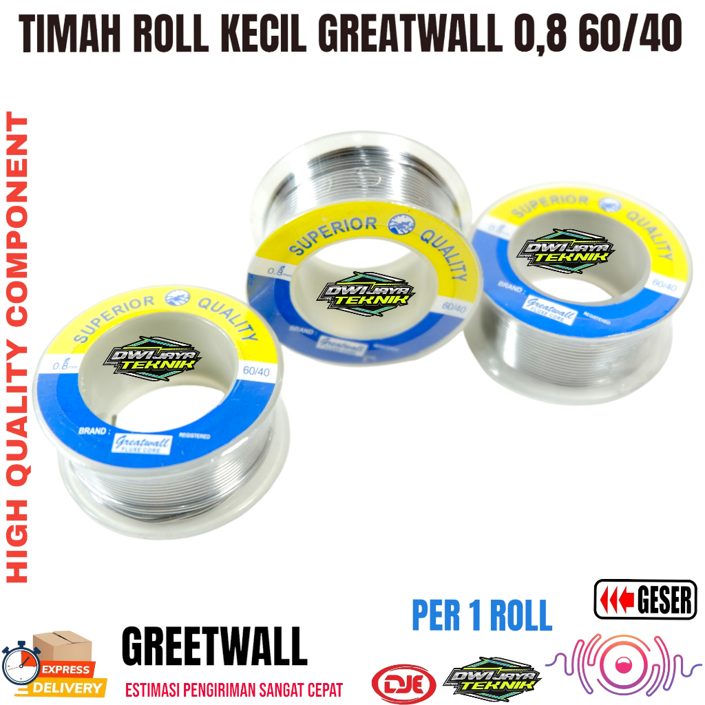 Jual Timah Roll Kecil Greatwall | Shopee Indonesia