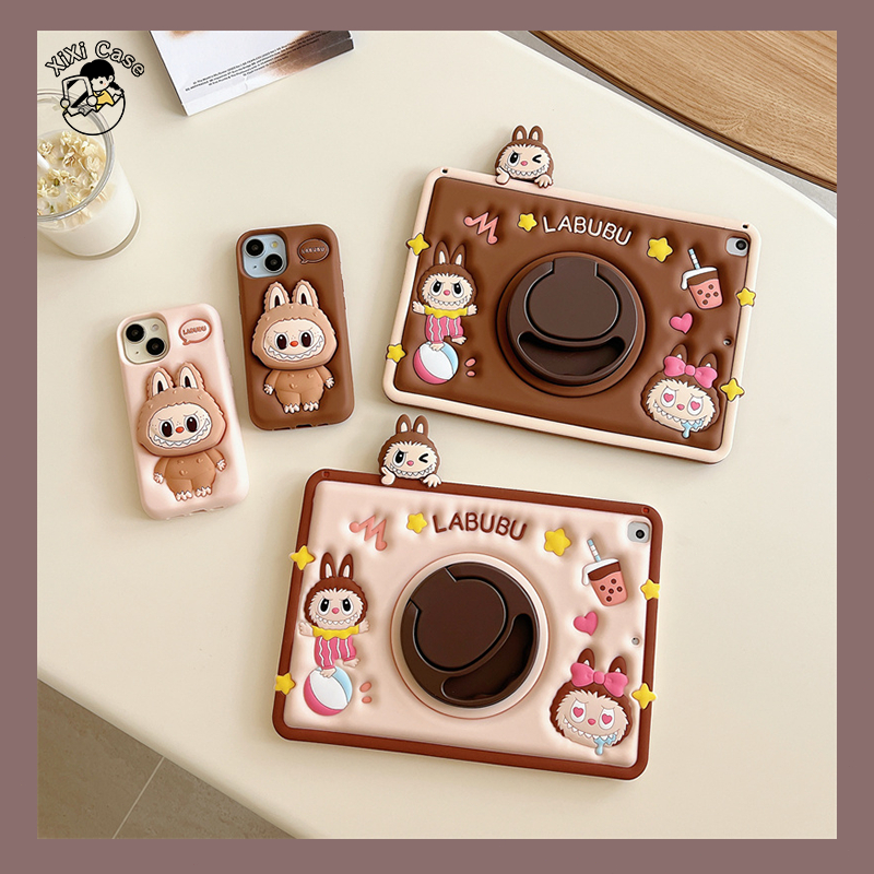 Jual XiXi Case Labubu Ring Cartoon Case Casing Cover Anak Kids iPad Pro ...