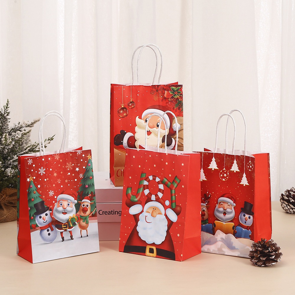 Jual Paperbag Natal kraft paper / Tas Xmas Christmas craft paper ...