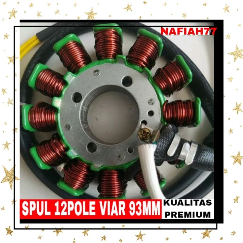 Jual (ORIGINAL VIAR)SPUL 12 LILITAN VIAR SPARE PARTS MOTOR RODA TIGA ...