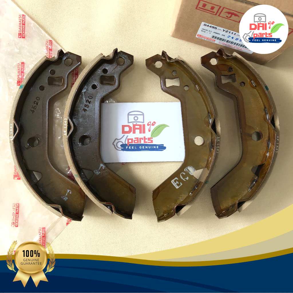 Jual Brake Shoe / Kampas Rem Belakang Agya & Ayla Original - YZ111 ...