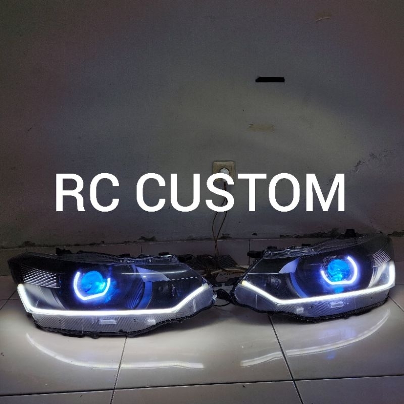 Jual headlamp projector biled vios limo gen 3 alis drl fleksibel super ...