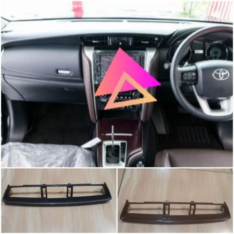 Jual FRAME LIST GARNISH KISI AC TOYOTA FORTUNER 2016-2021 | Shopee ...