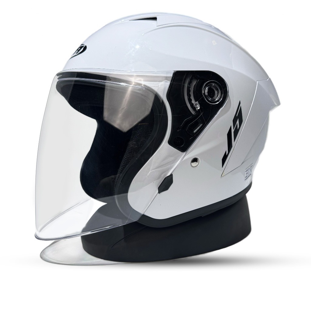 Jual Helm MLA Half Face JS Armor Sni Visor Bening Pria Wanita Dewasa ...