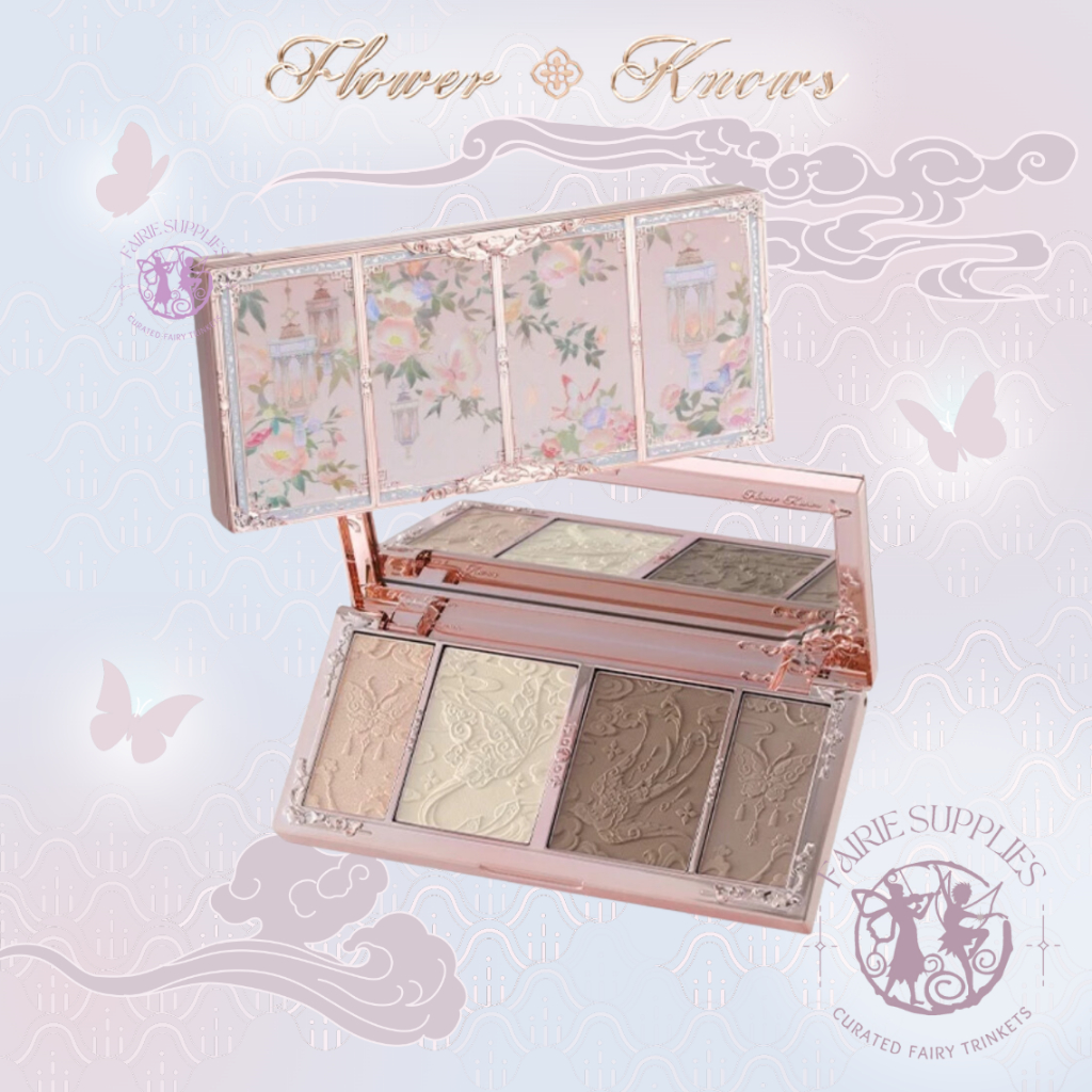 Jual READY | Flower Knows Butterfly Cloud Collar Collection Embossed ...