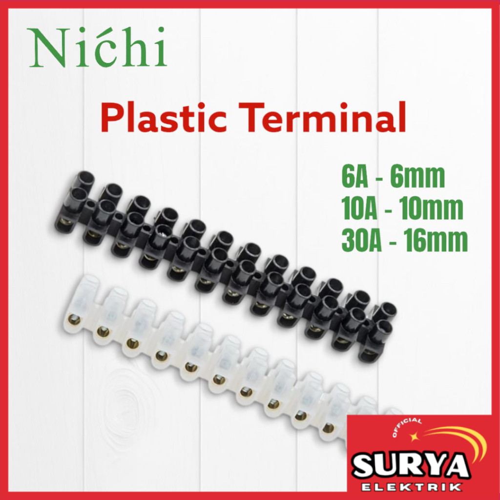 Jual Terminal Krustin NICHI Konektor Sambungan Kabel Cable Block 6 / 10 ...