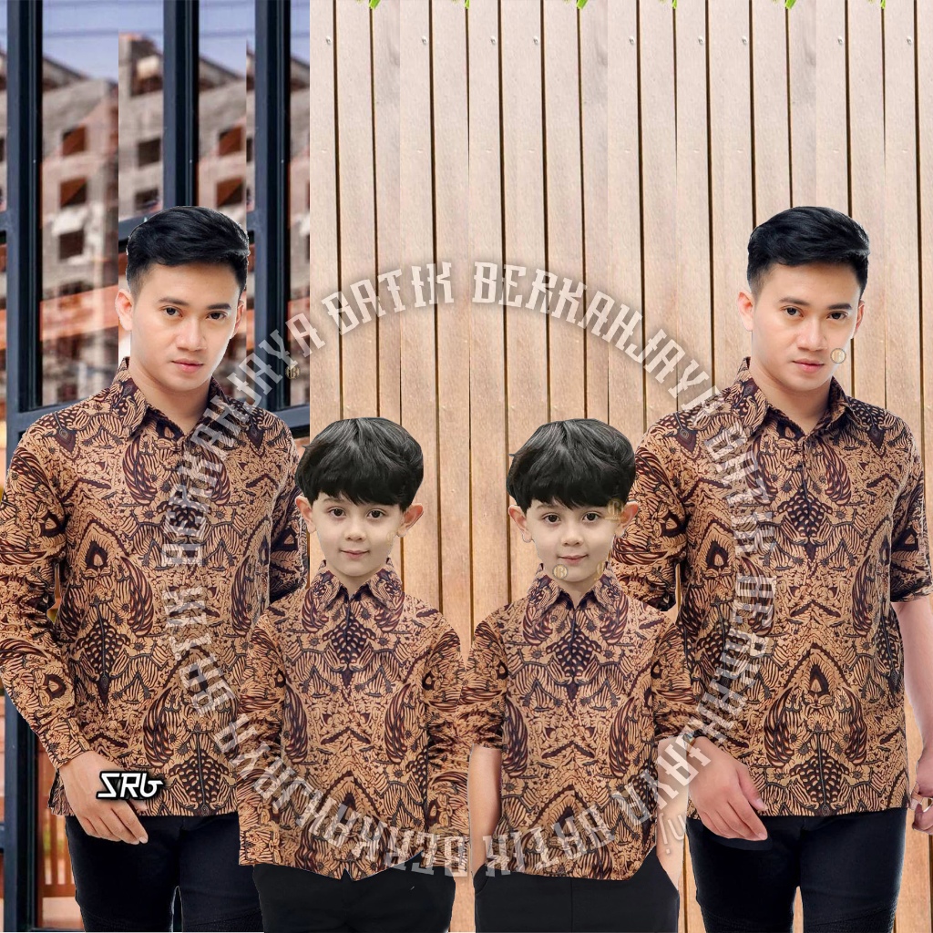 Jual Berkahjaya TERBARU Couple sweet || batik ayah dan Batik anak cowok ...