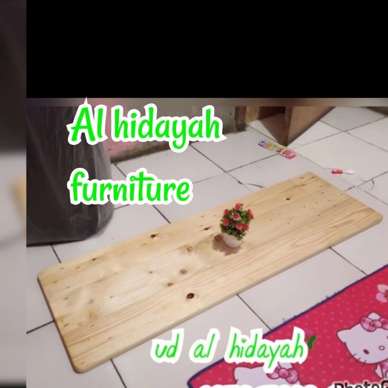 Jual Hambalan Kayu Jati Belanda Di Fernis 120 x 40 x 2 Cm | Shopee ...