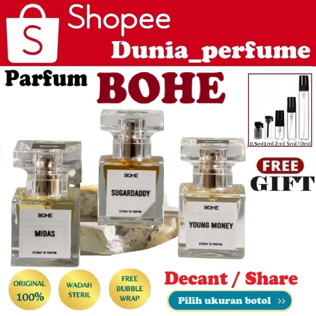 Jual (FREE TESTER) - Decant BOHE Bali Zior Extrait De Parfum Scent of ...