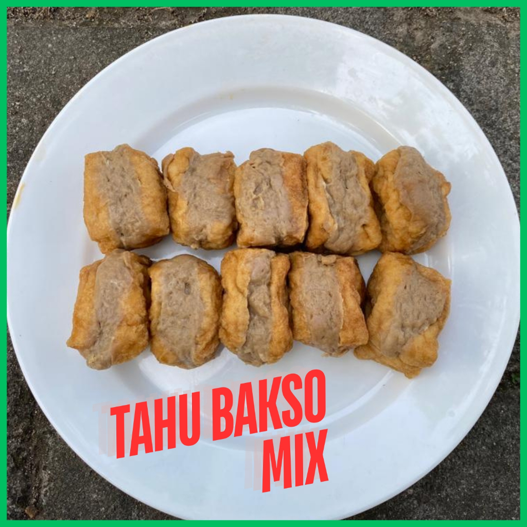 Jual Tahu Bakso Mix Homemade isi full 16 Pcs | Rasa Original & pedas ...