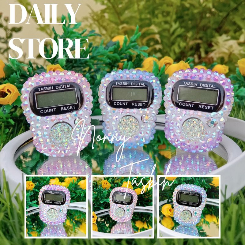 Jual Tasbih Swarovski 𝑷𝑨𝑺𝑻𝑬𝑳 𝑩𝒍𝒖𝒆,𝑷𝒊𝒏𝒌,𝑳𝒂𝒗𝒆𝒏𝒅𝒆𝒓 Non LED | Shopee Indonesia