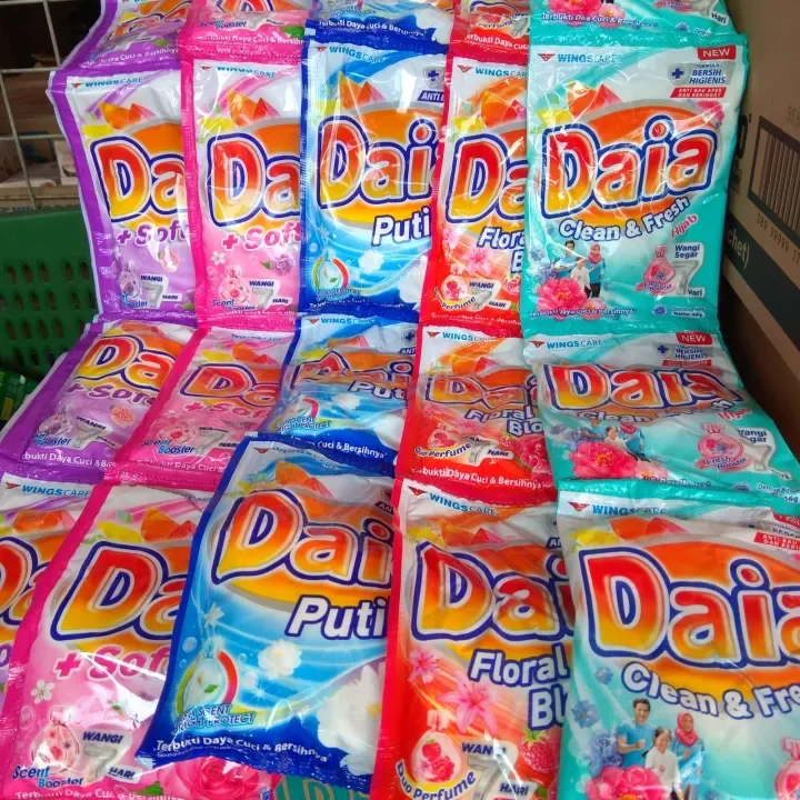 Jual Daia detergent bubuk 1000an [6sachet/renceng] / DAIA DETERGENT ...