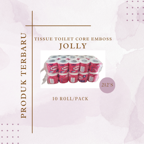 Jual Tissue Jolly Toilet Core Emboss 212 sheets @10 roll | Shopee Indonesia
