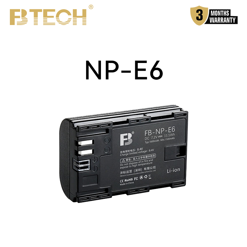 Jual FB LP-E6 Kamera Baterai Cocok untuk Canon EOS R5 R6 5D4 6D 5D3 60D 70D 80D 5D mark II 6D ...