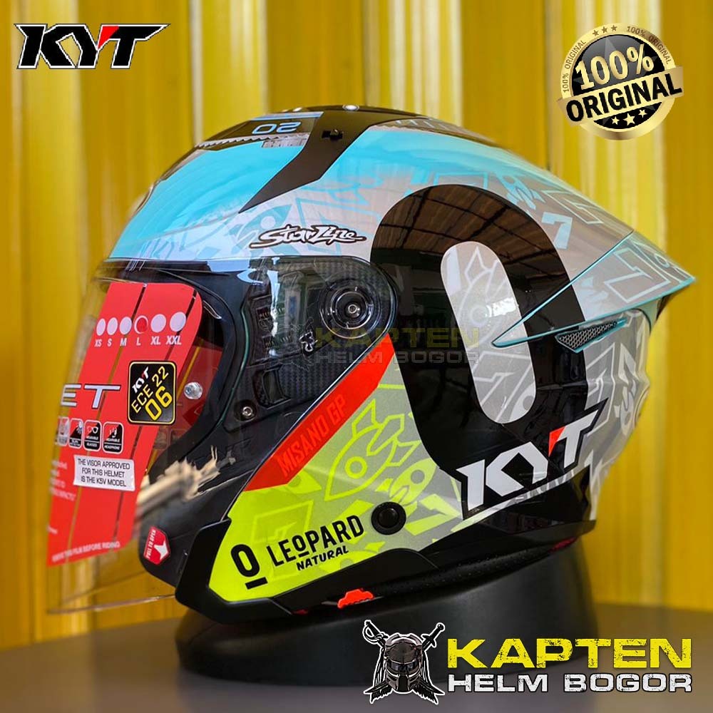 Jual Helm KYT TTR Jet Denis Fogia 2024 ORIGINAL Helm KYT Half Face Double Visor | Shopee Indonesia