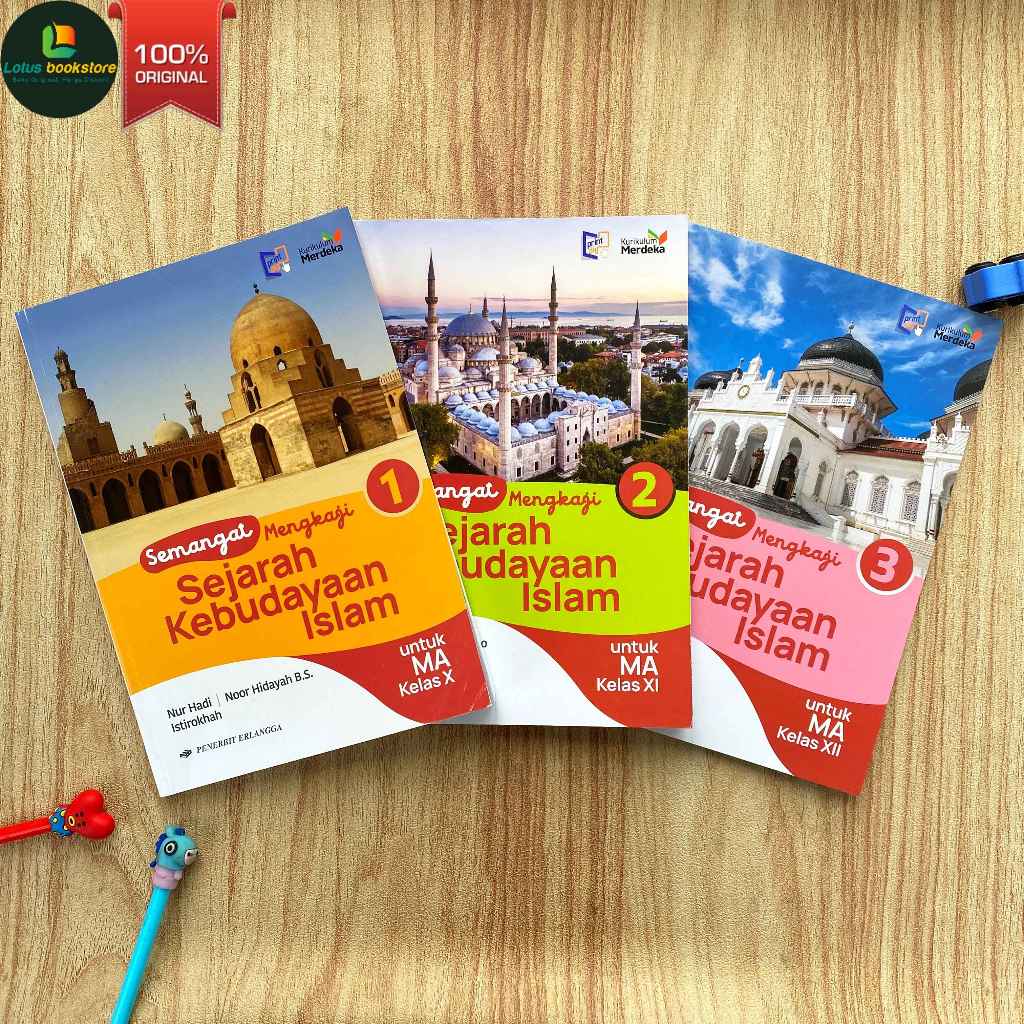 Jual Sejarah Kebudayaan Islam Kelas 10 11 12 - Kurikulum Merdeka - Buku Erlangga Original ...