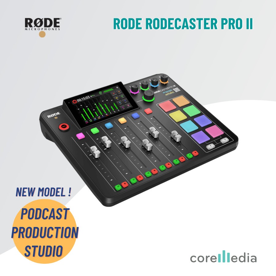 Jual RODECaster Pro II Integrated Audio Production Studio Rode Caster ...