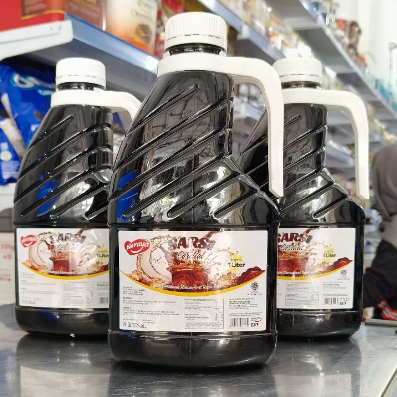 Jual Naraya Syrup Sarsi 1Liter/Naraya Sarsi Cordial 1L/Sirup ...