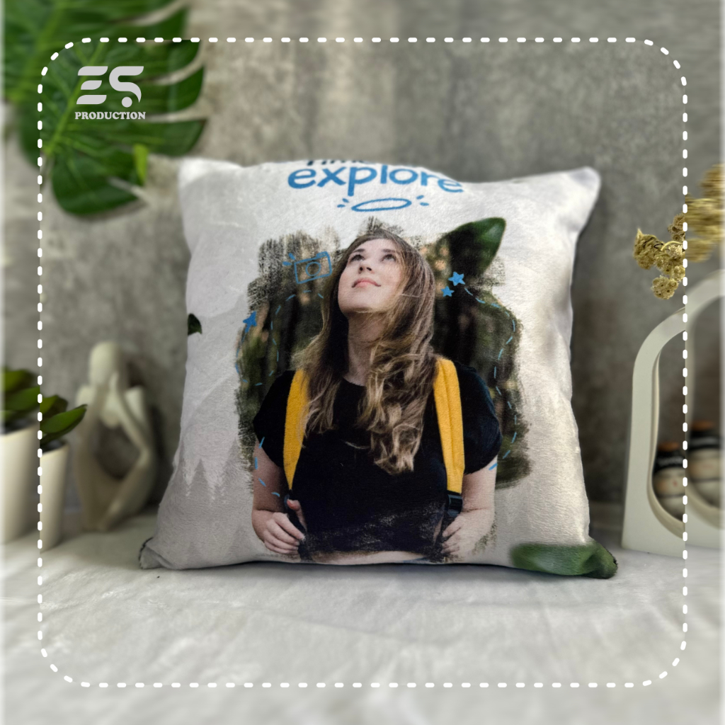 Jual BANTAL CUSTOM FOTO 25 X 25 CM | Shopee Indonesia