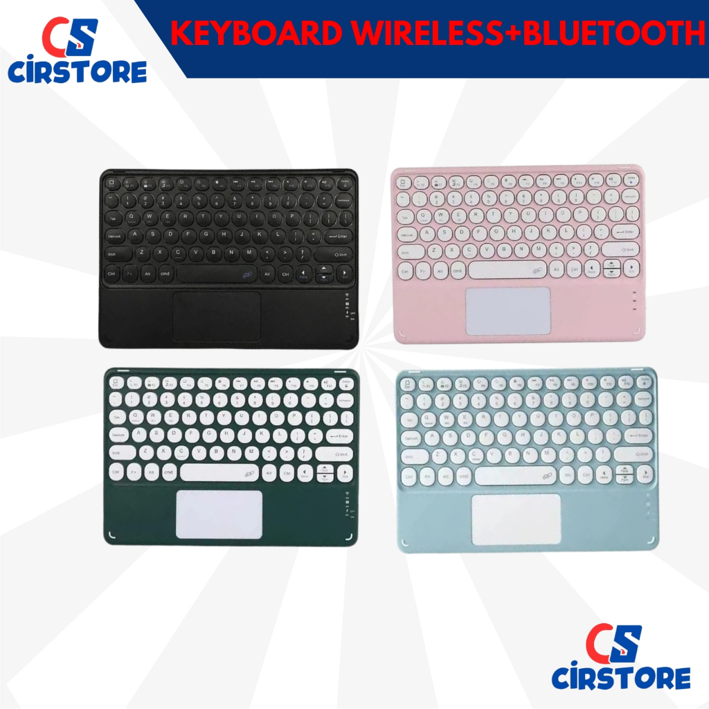 Jual Keyboard 250-C Mini Wireless Bluetooth Touchpad/ Keyboard ...