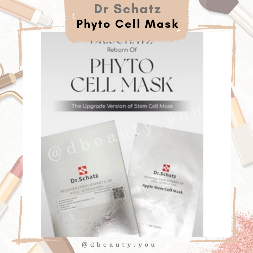 Jual Dr Schatz Phyto Cell Mask (1 Sheet)- New Stem Cell Mask / masker wajah | Shopee Indonesia