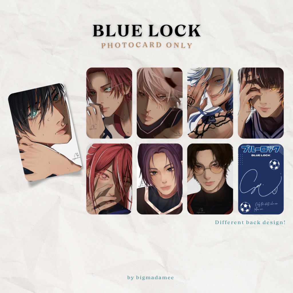 Jual Blue Lock Photocard and Artprint by Bigmadamerch | Shopee Indonesia