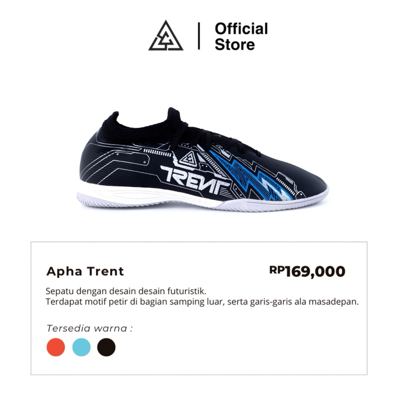 Jual Sepatu Futsal Boot Apha Trent Collar Exelon Hitam Dewasa | Shopee ...