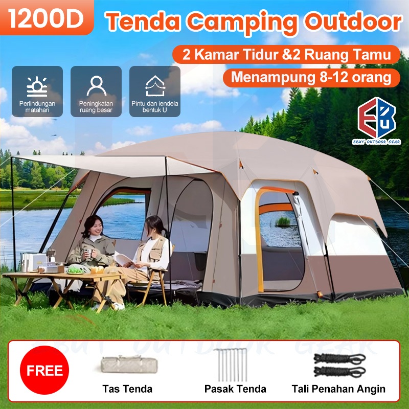 Jual Tenda luar ruangan/Tenda camping besar/Tenda piknik luar ruangan ...