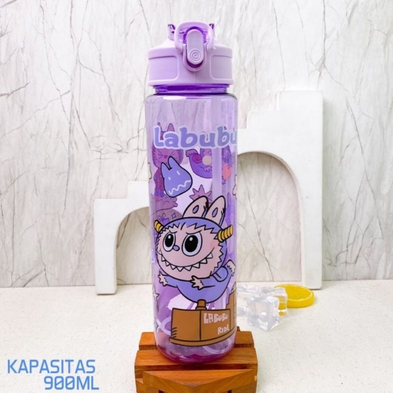 Jual Botol Minum Anak Labubu 900ML - Tumblr Anak Sekolah | Shopee Indonesia
