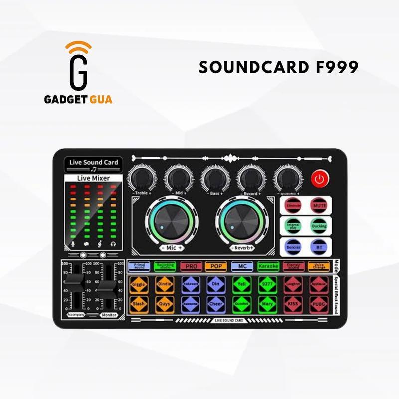 Jual Soundcard F999 - Portable Live Streaming Device by Gadget Gua ...