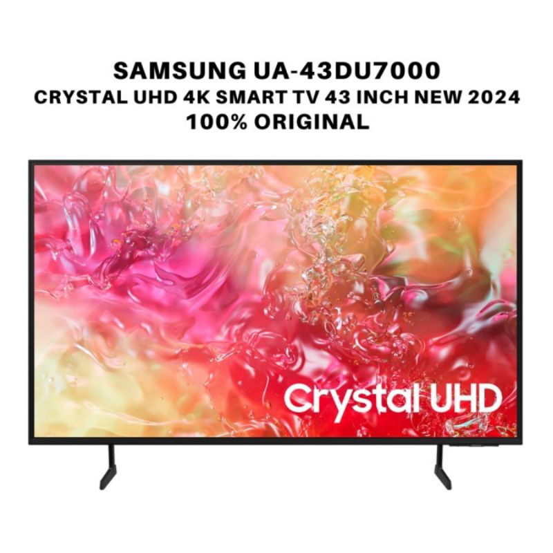Jual 43" tv Samsung Crystal UHD DU7000 4K Smart TV 2024 | Shopee Indonesia