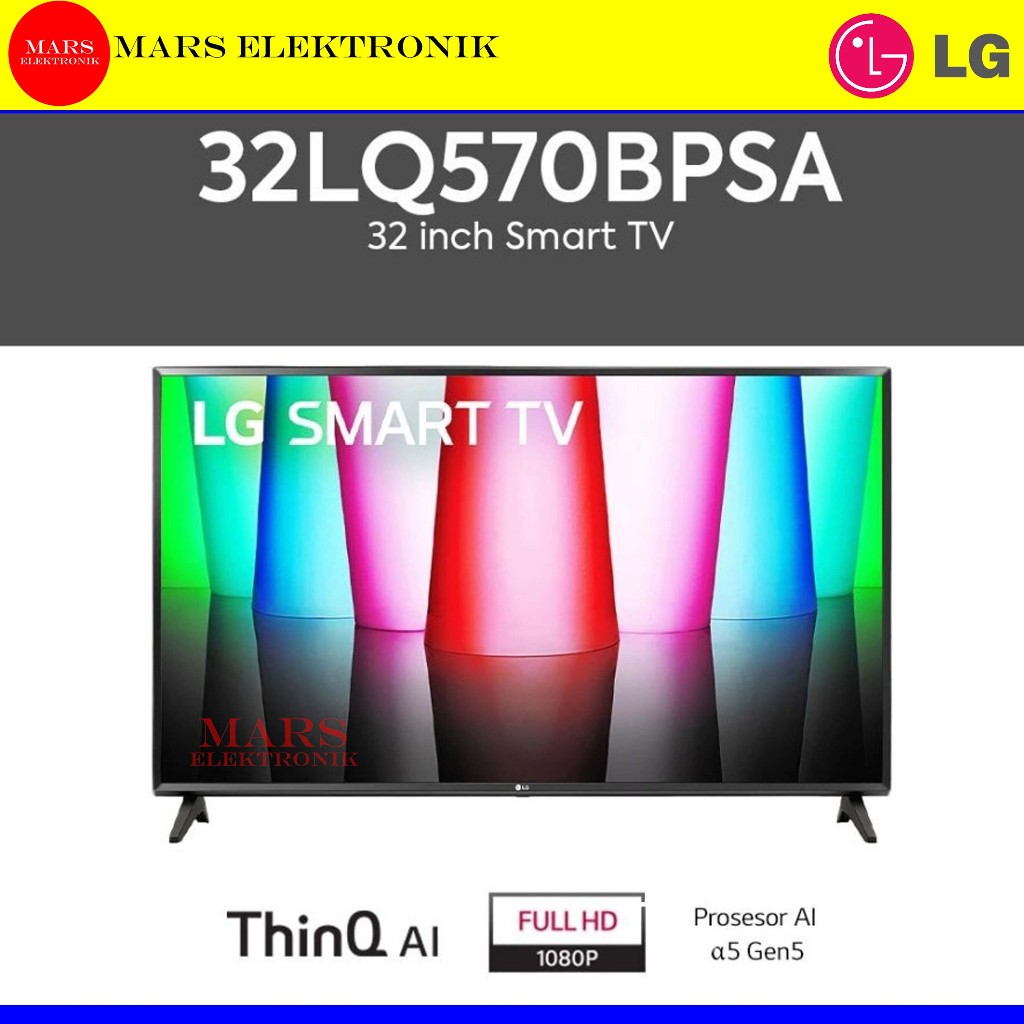 Jual SMART TV LG 32LQ570BPSA - GEN 5 AI PROCESSOR HDR10- HD READY - TV ...