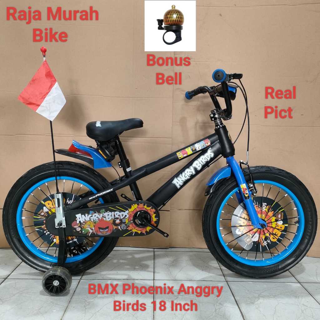 Jual Sepeda Anak BMX 18 inch Phoenix Anggry Birds Sepeda Anak Laki Laki ...