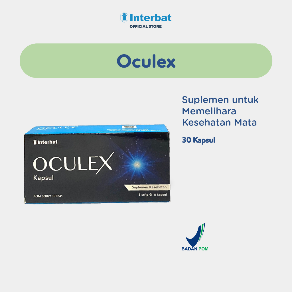 Jual Oculex Kapsul 5 Strip @6 kapsul - Suplemen untuk Memelihara ...