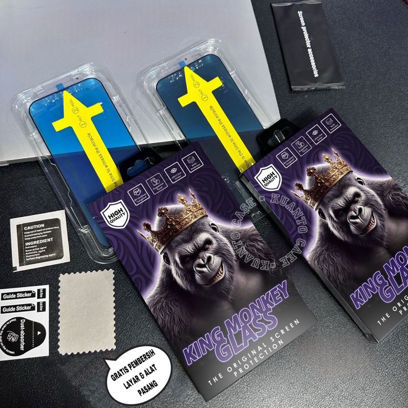 Jual ANTI GAGAL !!! ( PRIVACY & CLEAR GLOSSY & MATTE ) KING MONKEY GLASS SCREEN PROTECTOR ...
