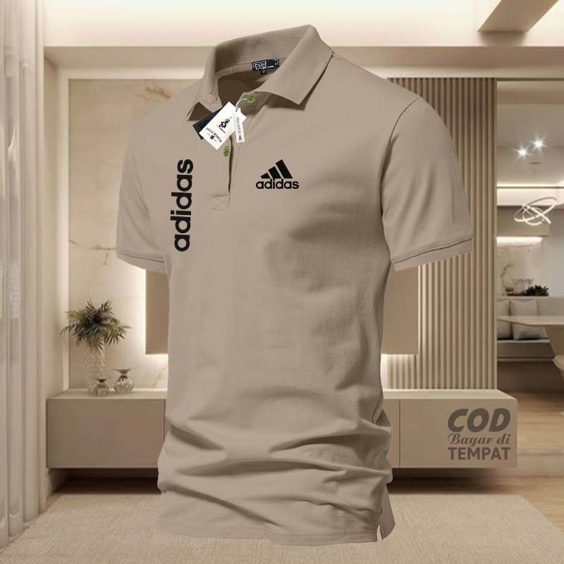 Jual COD T-shrit POLO kerah J0020 Kiri Kanan Garis Hitam Kaos Kerah Dewasa Shirt / Kaos Wangki ...