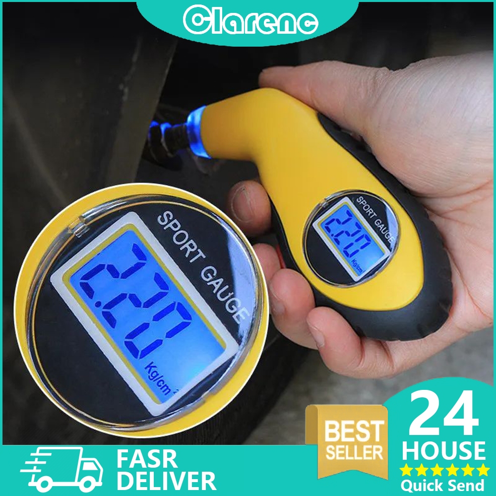 Jual Manometer alat ukur tekanan angin ban motor mobil digital tire ...