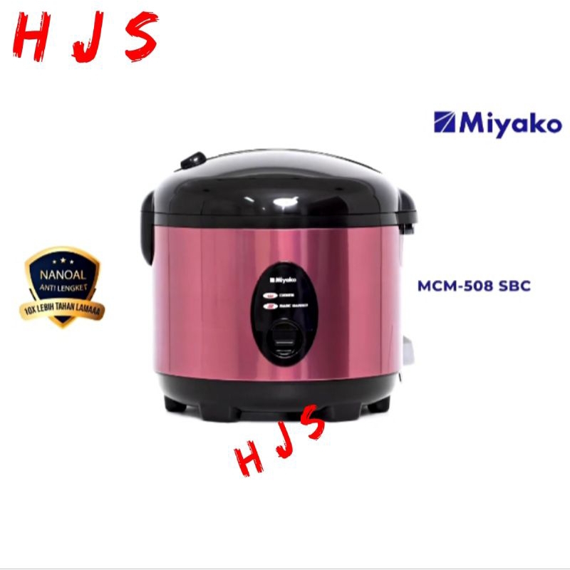 Jual Rice Cooker Miyako MCM-508SBC Magic Com NANOAL Magic Warmer Plus ...