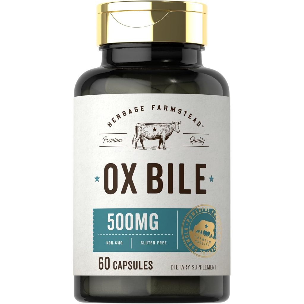 Jual Ox Bile Digestive Enzyme Supplement By Herbage Farmstead Carlyle ...