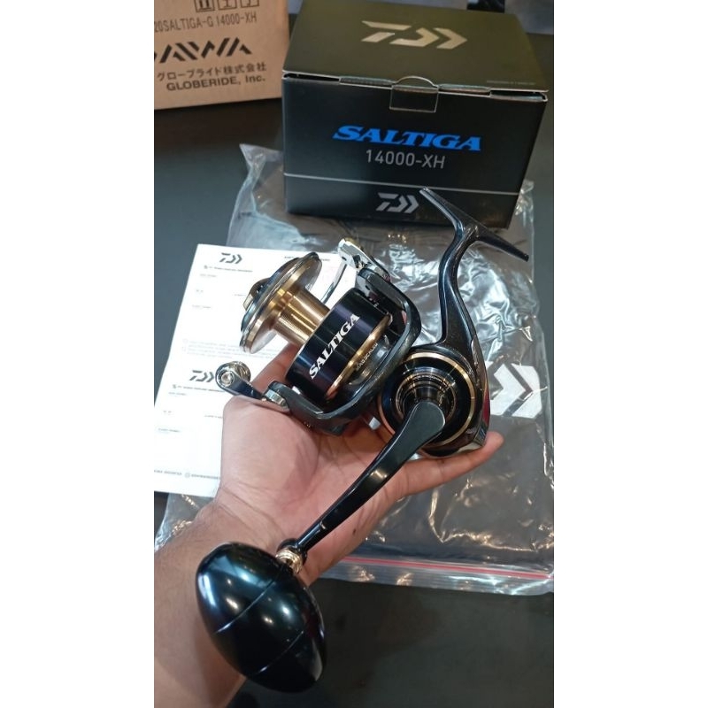 Jual reel daiwa saltiga 14000XH garansi 1 tahun | Shopee Indonesia