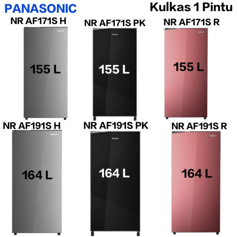 Jual Kulkas Satu Pintu Panasonic NR AF171S Dan NR AF191S | Shopee Indonesia