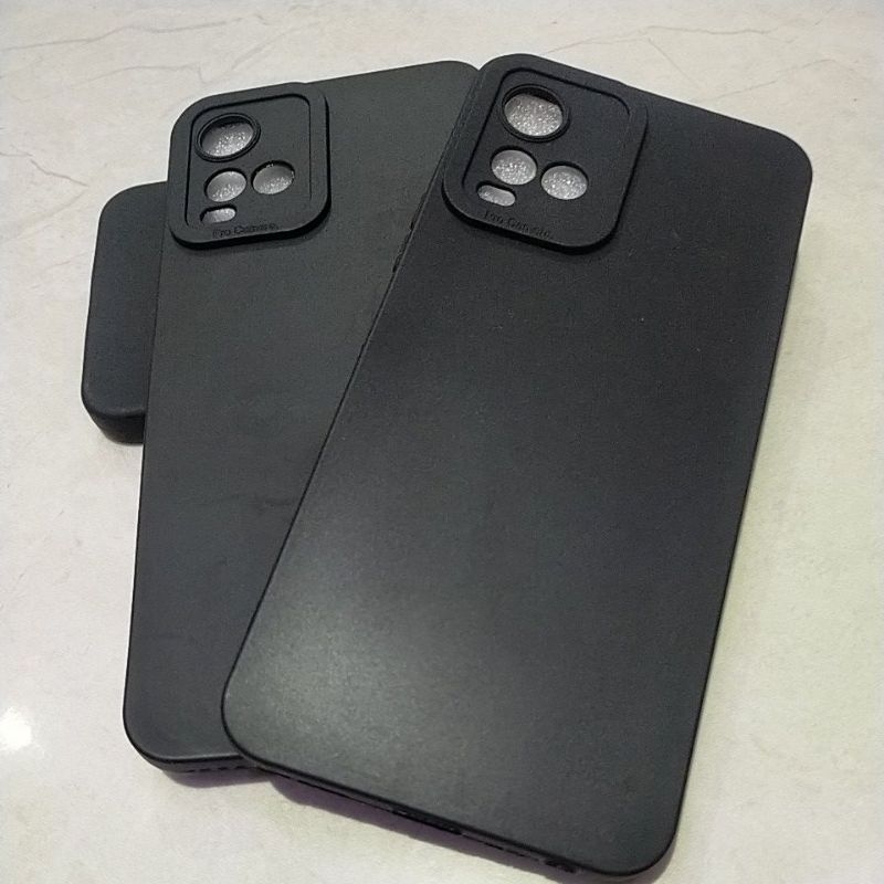 Jual Softcase Silikon FULL BLACK VIVO Y21 Y21S Y33S Y33T Y21A Case ...