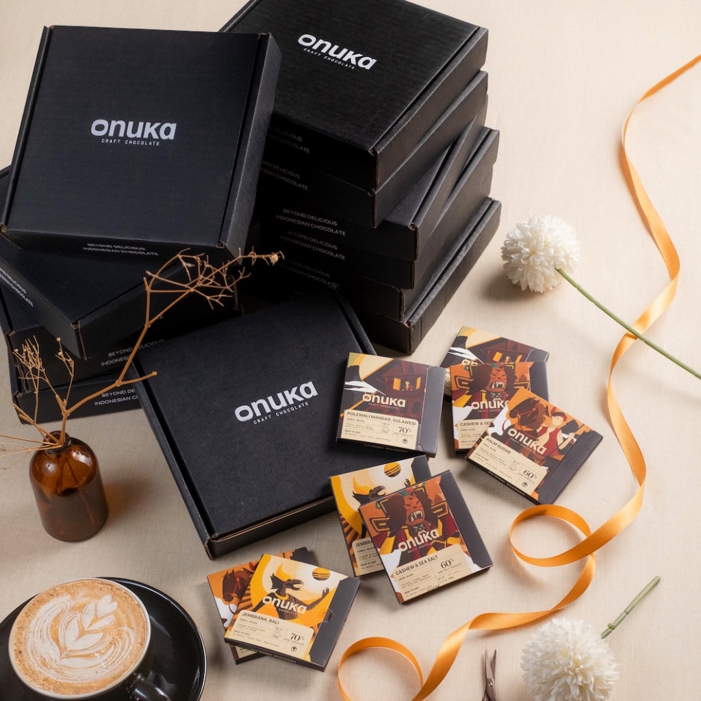 Jual Onuka Square Gift Set / Hadiah Coklat Asli Sehat Rendah Gula ...