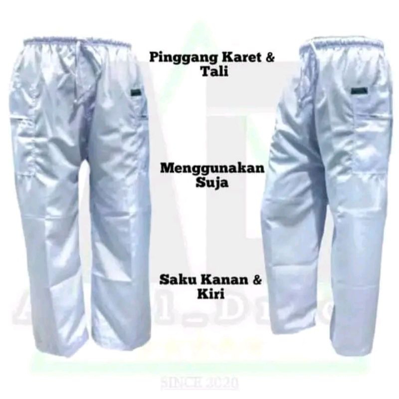 Jual celana komprang//celana sirwal//celana muslim/celana haji ukuran M ...