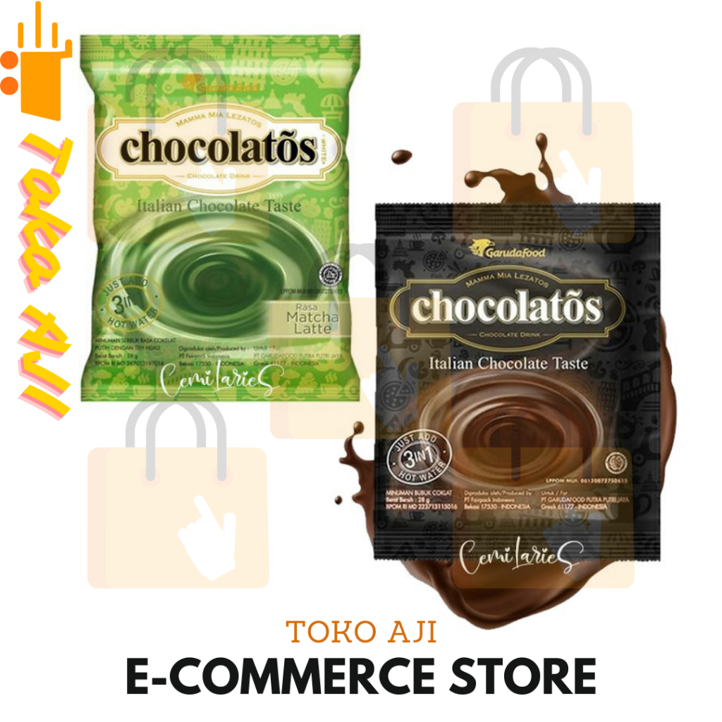 Jual CHOCOLATOS Minuman Sachet Matcha & Coklat 27gram x 10sachet ...